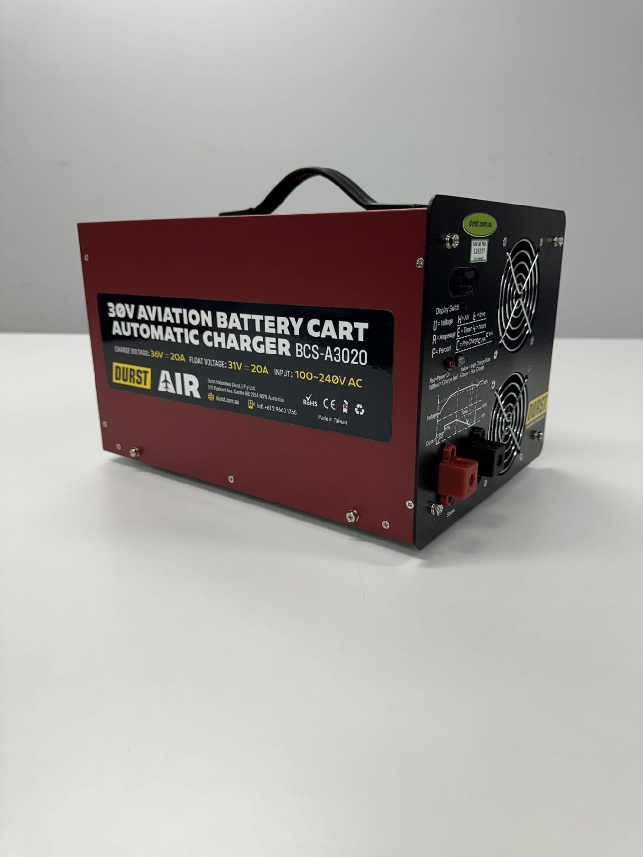 BCS-A3020 30 Volt 20 amp Aviation Charger » DURST Industries Australia ...