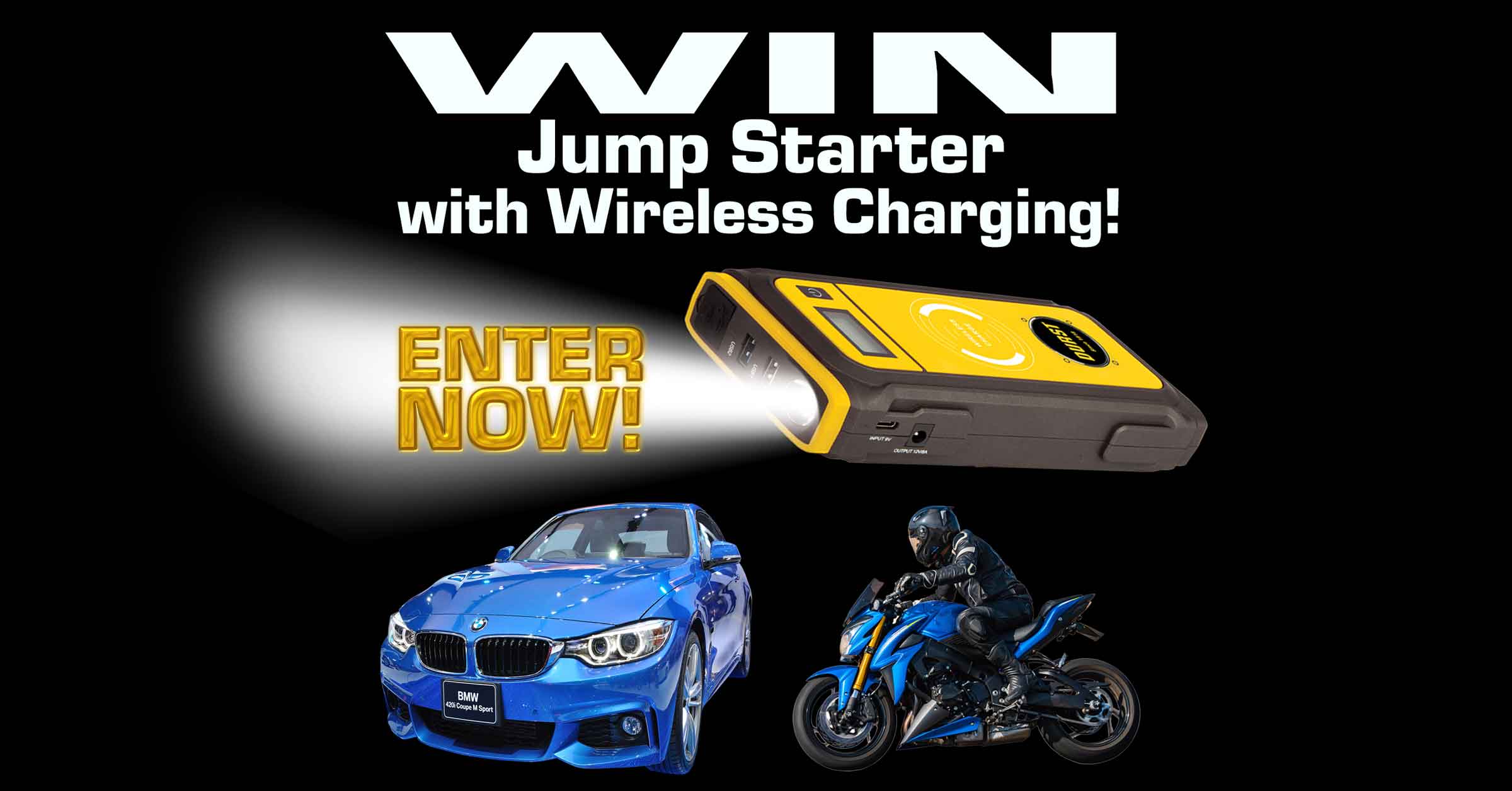 Win a Personal Smart Jump Starter, entries close 30th September